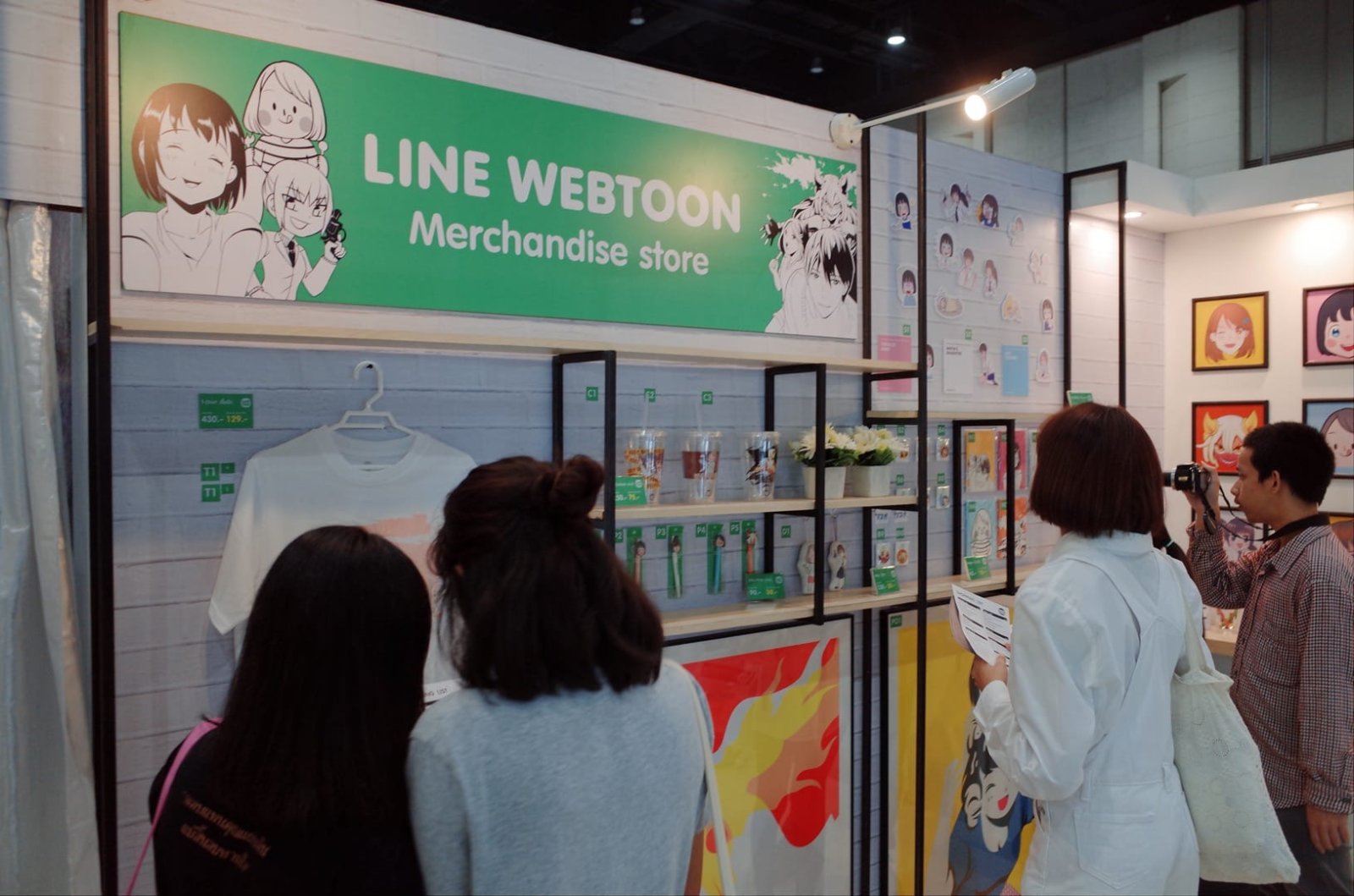 เว็บแบไต๋พาชมบูธ LINE Webtoon ในงาน Thailand Comic Con - BT beartai