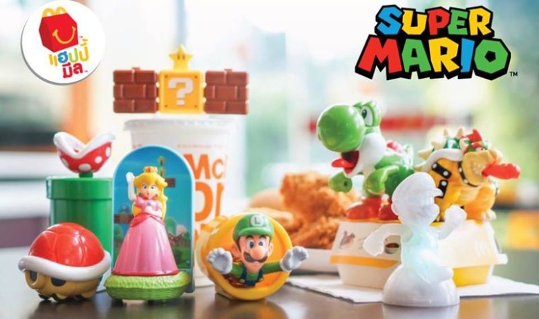 McDonalds ไทย เปิดตัวของเล่นจากเกม Super Mario ครบชุด - BT beartai