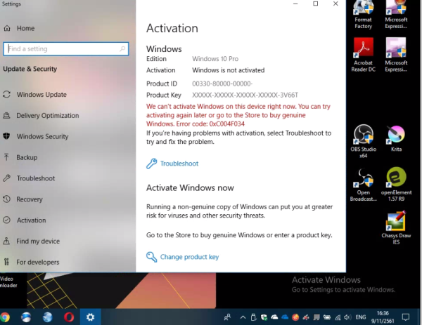 งานเข้า! พบบั๊กผู้ใช้ Windows 10 Pro ขึ้นให้ Activate Windows ทั้งที่ ...