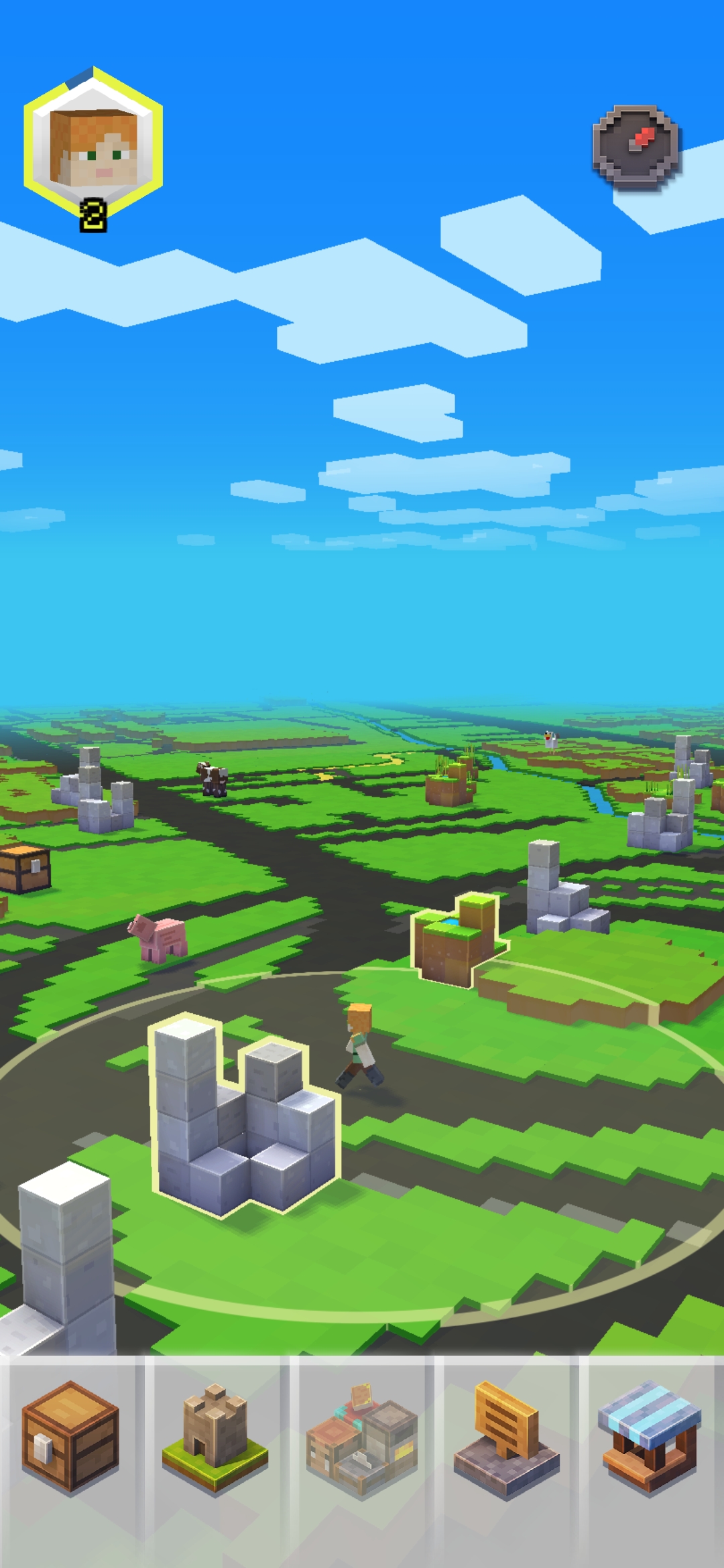 ลองเล่น ส่อง Gameplay Minecraft Earth BETA