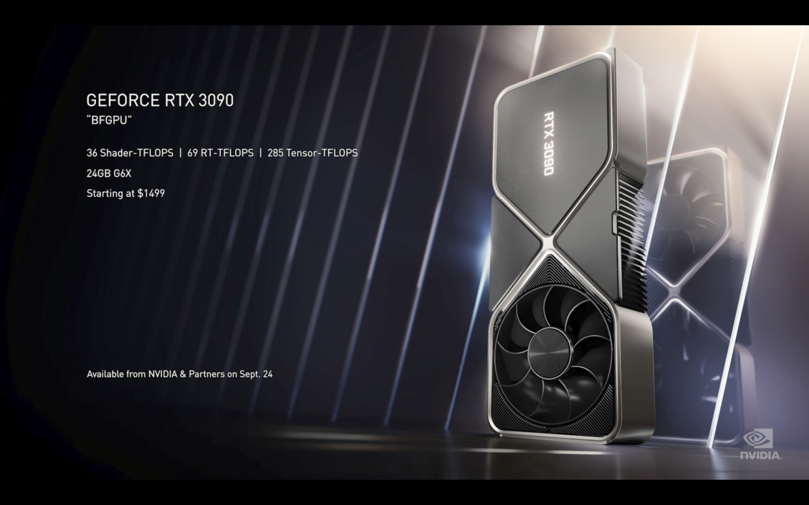 เปิดตัว NVIDIA GeForce RTX 3090, RTX 3080 และ RTX 3070 แรงกว่ารุ่นเดิม ...