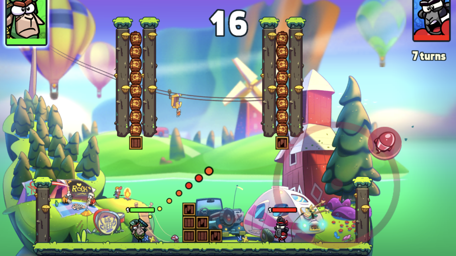 [รีวิวเกม] Sheep Squad วางแผนยิงให้ยับในสไตล์ Worms ในมือถือ