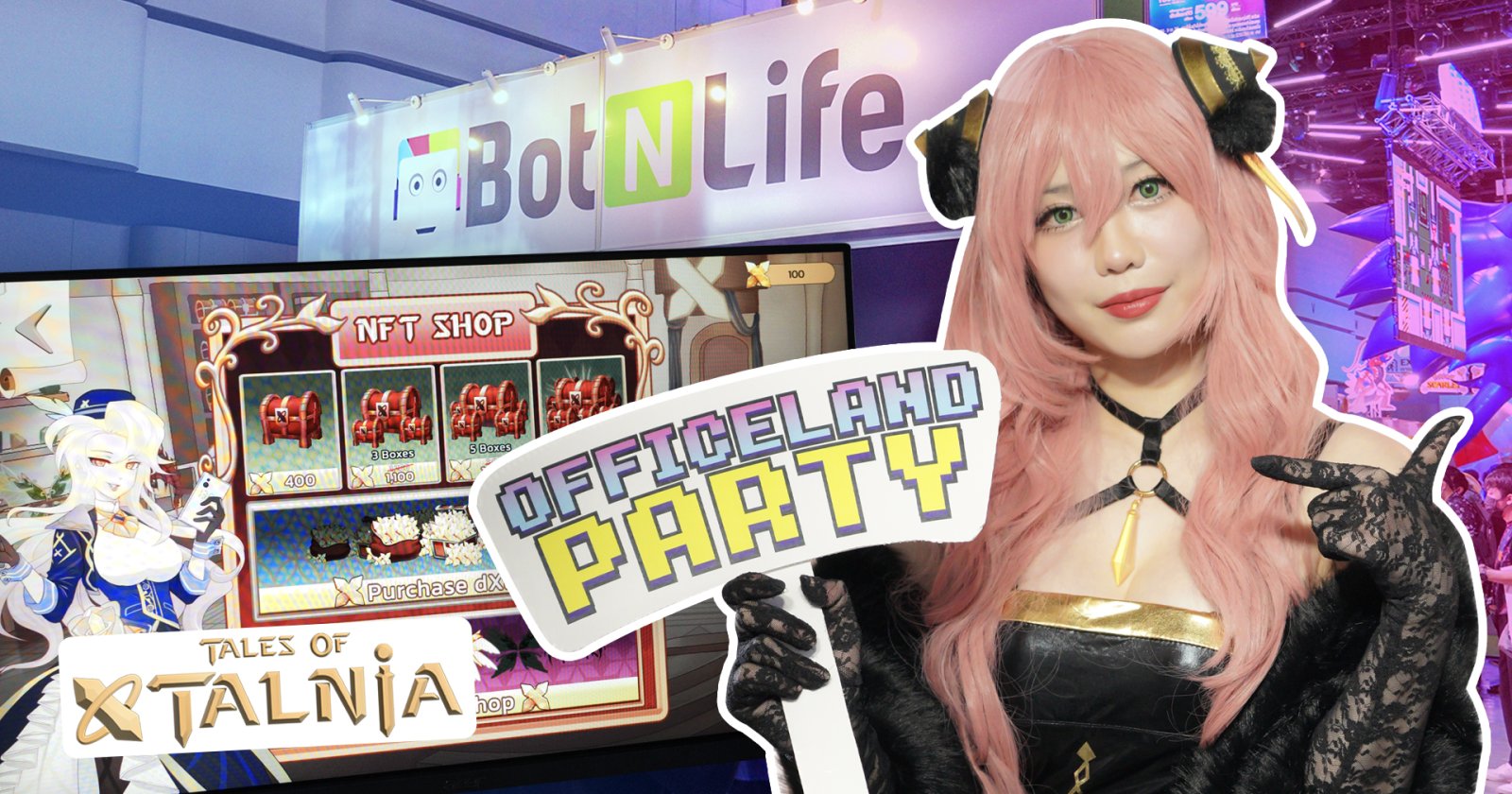 พาชมบูธนักพัฒนาไทย Bot N Life - OfficeLand Party เกมสุดน่ารักในงาน TGS2022 - BT beartai