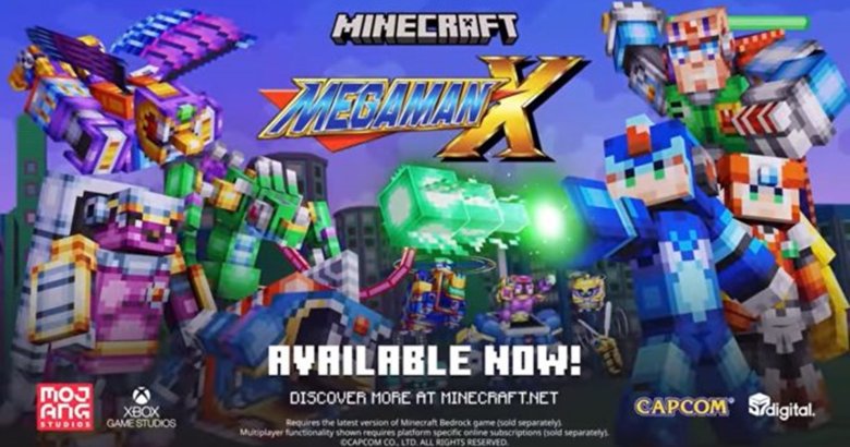 เกม Minecraft รวมร่างกับ Rockman X เพิ่มสกินใหม่มาให้เล่นแล้ว - BT beartai