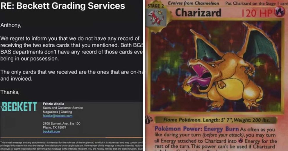 นักสะสมส่งการ์ด Pokemon ให้ร้านของสะสมประเมินราคาแต่ร้านกลับทำหาย อ้าง ...