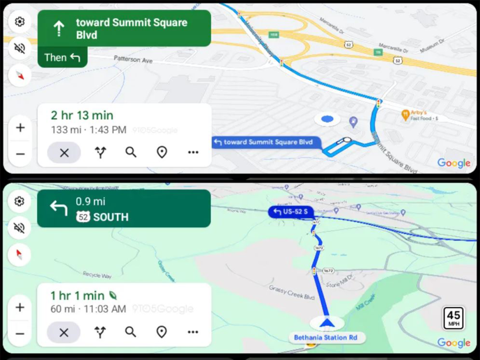 Google Maps สำหรับ Android Auto จะได้รับอัปเดตเปลี่ยนธีมสีแผนที่ใหม่ด้วย! - BT beartai