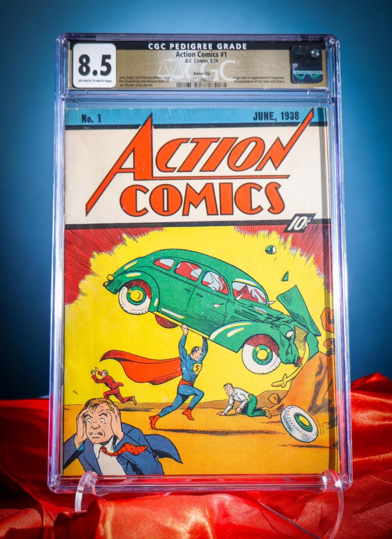 Action Comics เล่มที่ 1 การปรากฎตัวของ Superman กลายเป็นเล่มที่มีมูลค่า ...