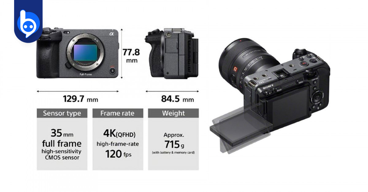 หลุดภาพเพิ่ม Sony FX3 แบบชัด ๆ ก่อนเปิดตัวจริงพรุ่งนี้! - BT beartai