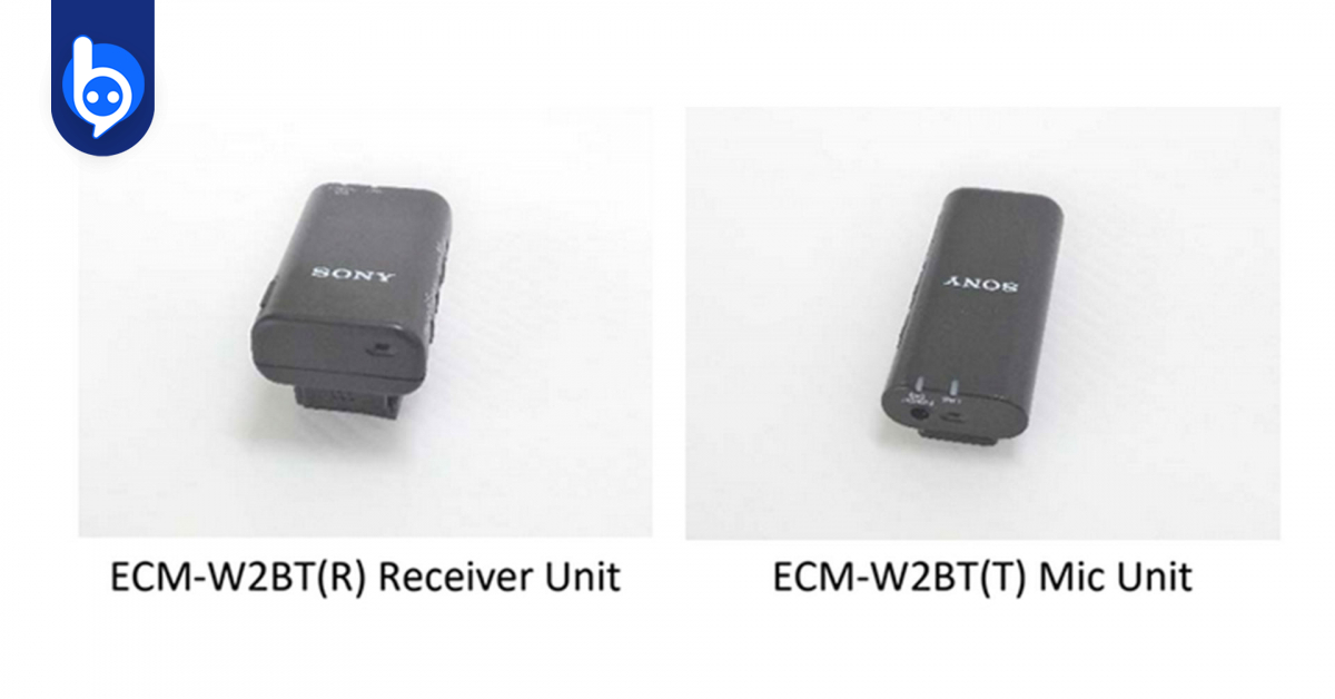 หลุดภาพแรก ไมโครโฟนไร้สาย Sony 'ECM-W2BT' ก่อนเปิดตัวเดือนนี้ - BT beartai