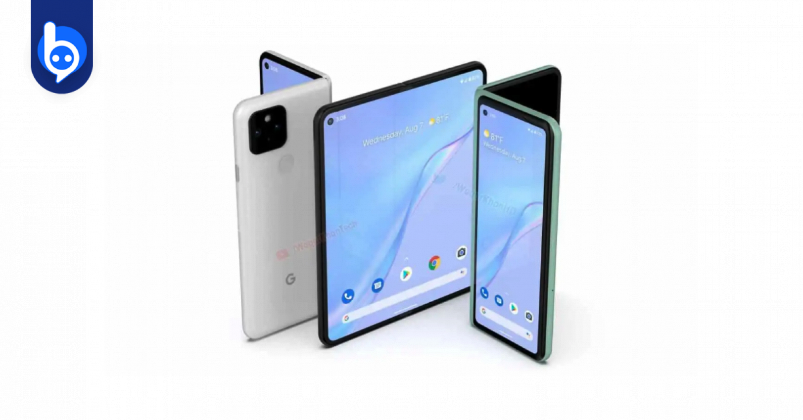 Google Pixel รุ่นจอพับได้ กับ Pixel 6 ถูกพบอีกครั้งใน Android 12 Beta 1 - BT beartai