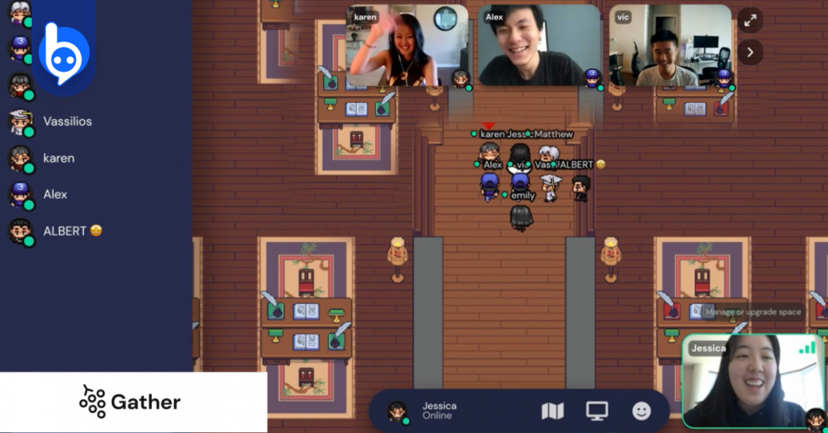 [รีวิว] Gather.town โปรแกรมประชุมออนไลน์ สร้างออฟฟิศเสมือนจริง ภาพ 8bit ...